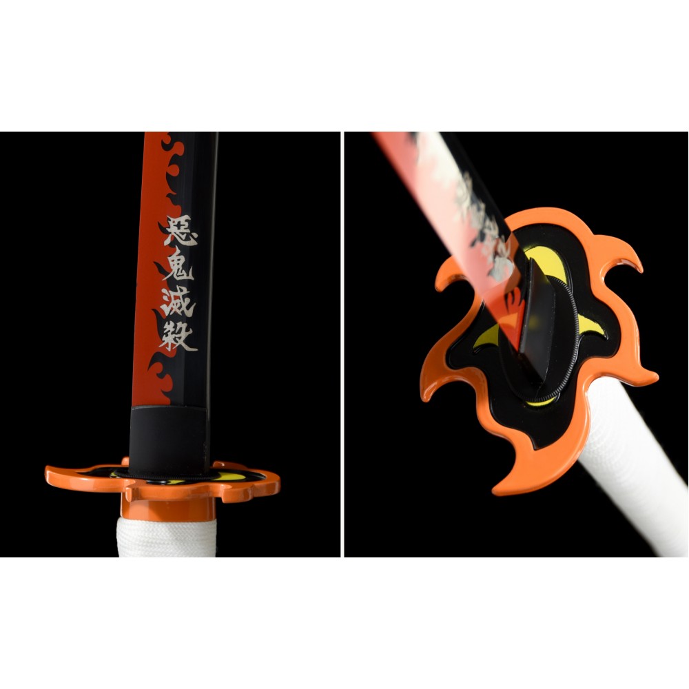 Demon Slayer Sword | Real Metal Rengoku Sword | Anime Sword | Manganese ...