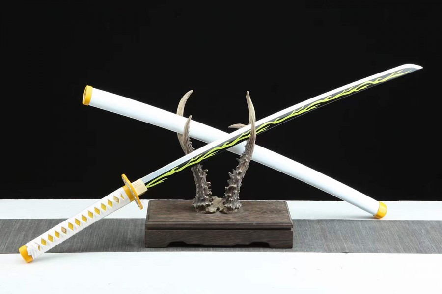 Demon Slayer Blade Anime Sword rengoku Sword Anime Original Texture ...