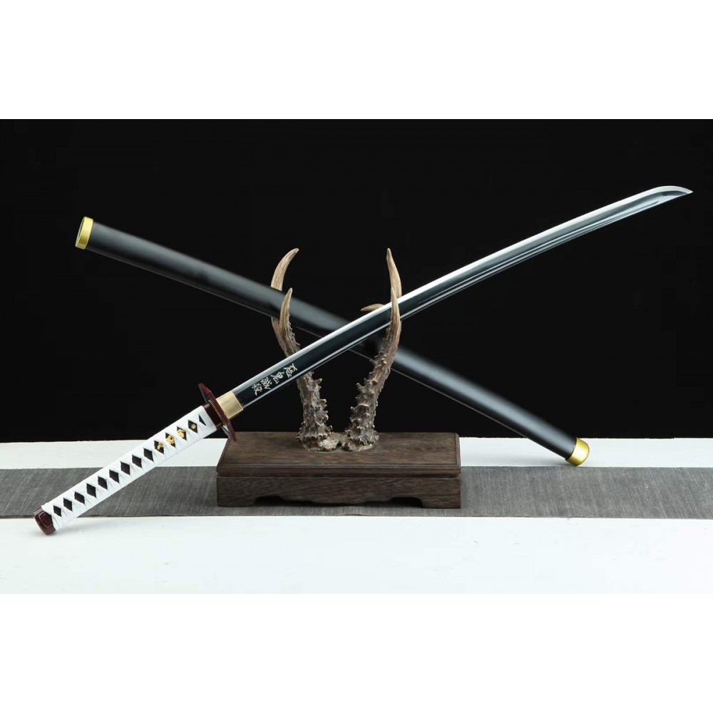 Tomioka Yoshiyuki Cosplay Anime Swords Real Demon Slayer Sword Handmade ...