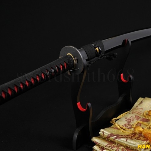 Black Steel Katana | Hand Forged Japanese Swords | HanBon Forge