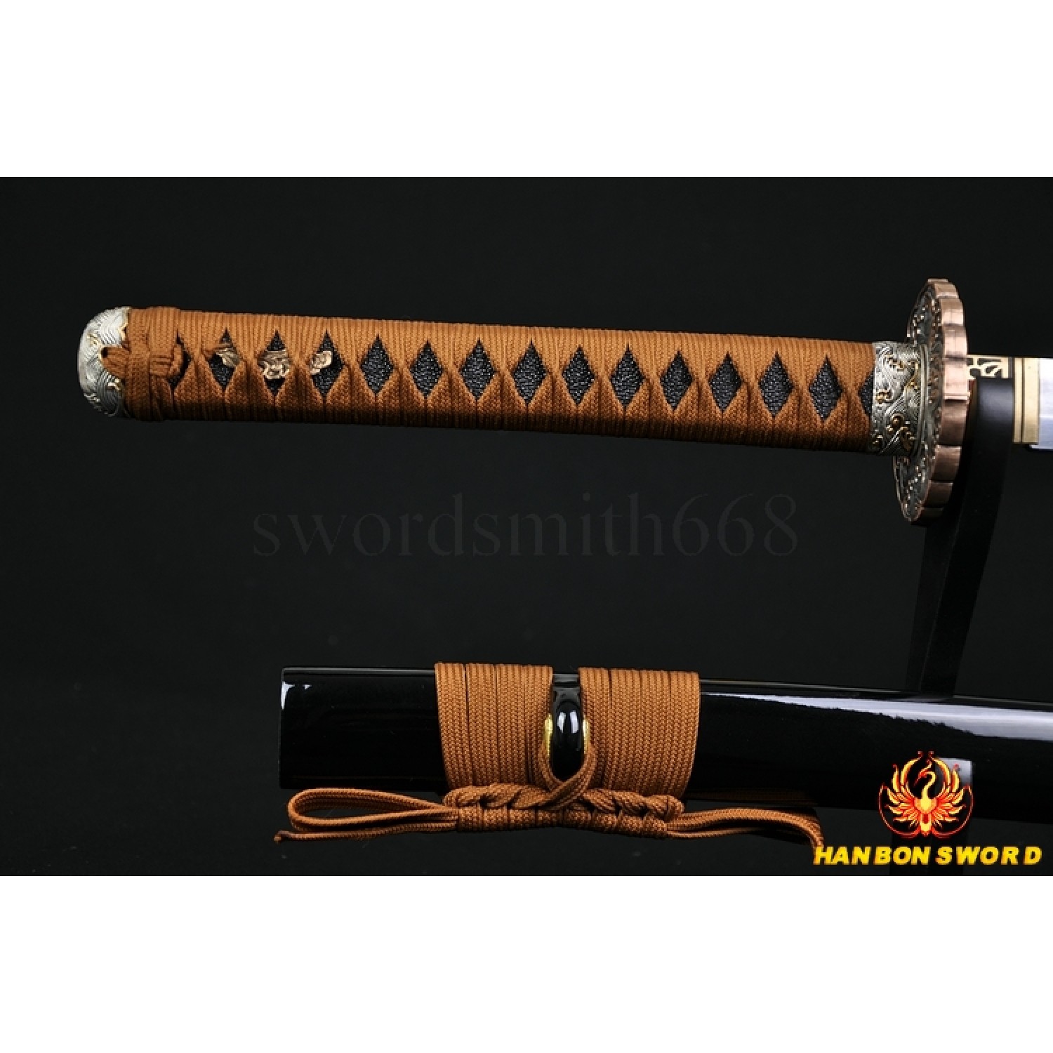 Full Hand Made Japanese SAMURAI SWORD KATANA Clay Tempered FULL TANG ...
