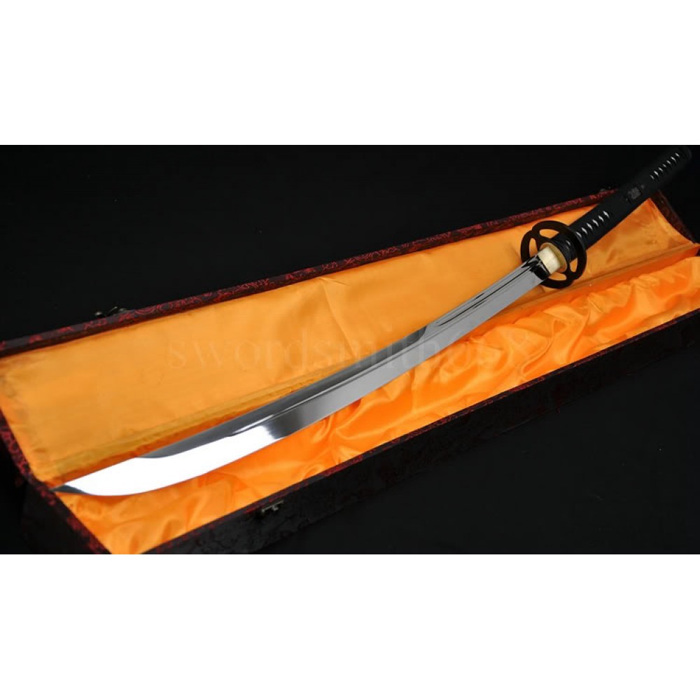 T10 Steel Oil Quenched Full Tang Blade Japanese Samurai Sword NAGINATA