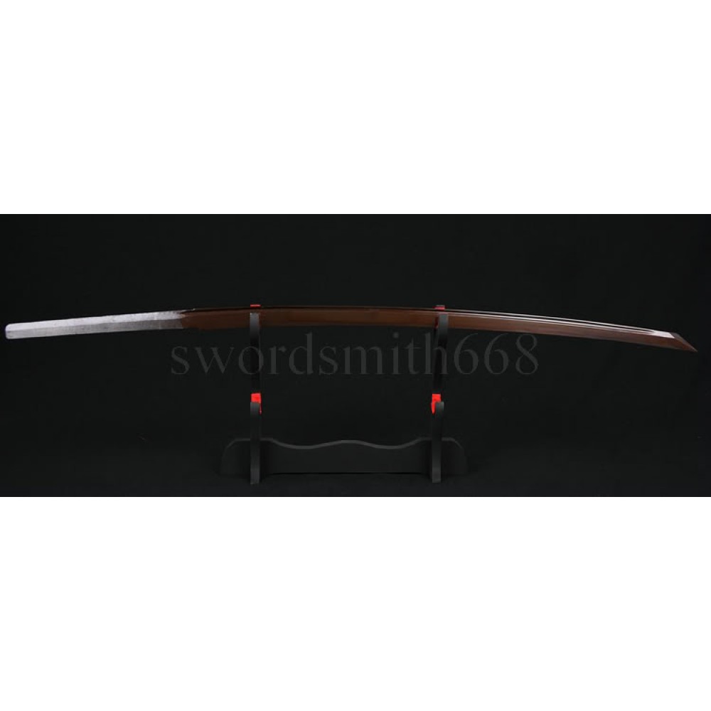 SAKABATO (REVERSE-EDGED SWORD) Damascus Steel Oil Quenched Full Tang ...