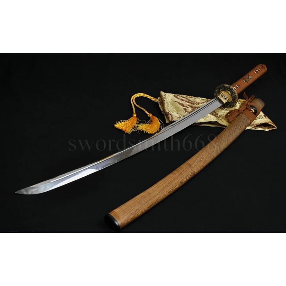 Japanese Samurai Dragon Sword KATANA Unokubi-Zukuri Shape Full Tang ...