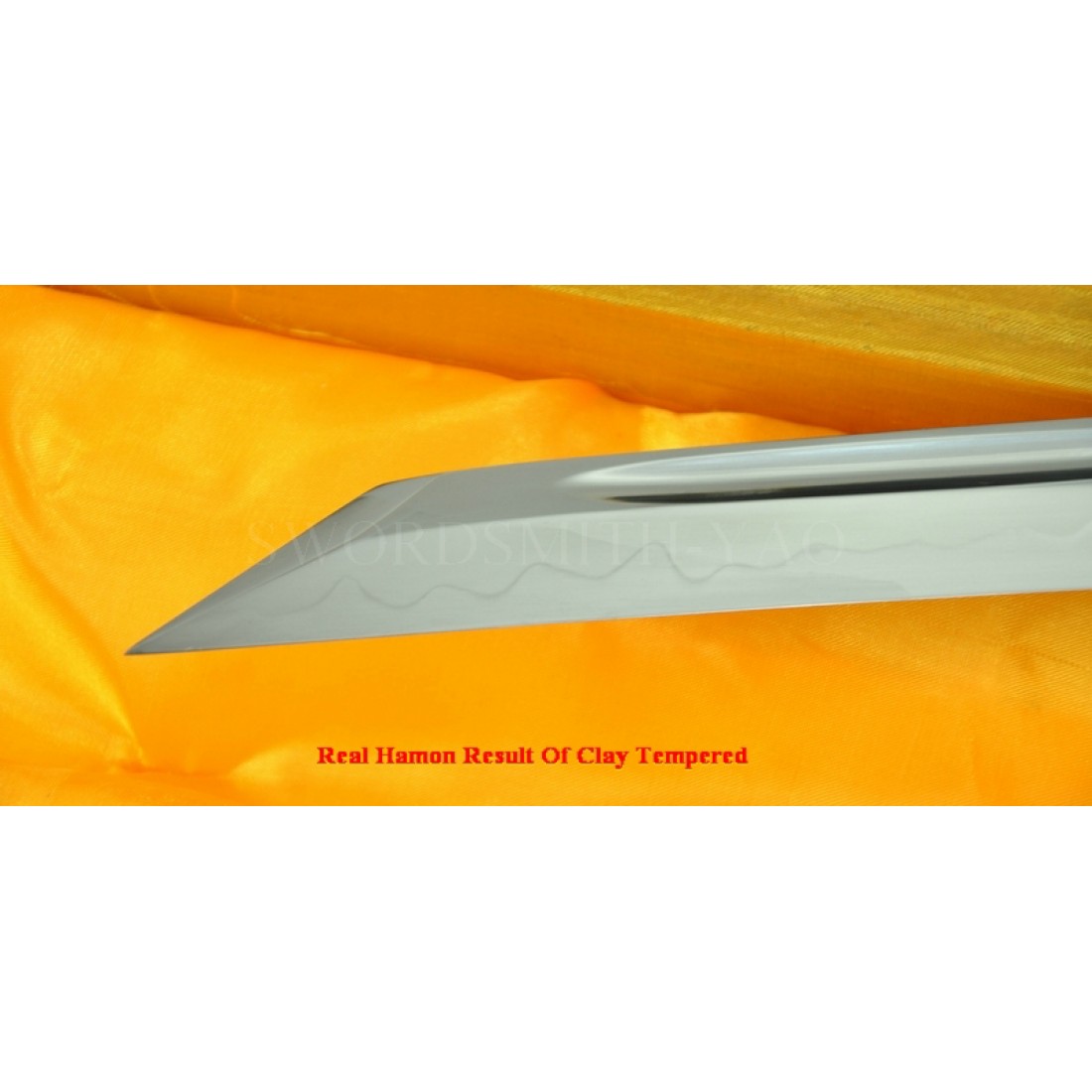 TRADITIONAL HAND FORGED JAPANESE SAMURAI SWORD SAKABATO (REVERSE-EDGED ...