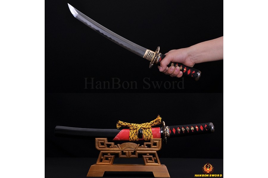 TOP QUALITY TRADITIONAL HAND MADE JAPANESE SAMURAI SWORD TANTO KOBUSE ...