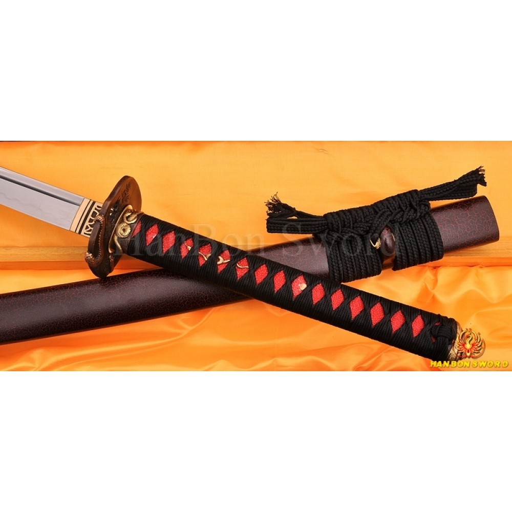 Fully Hand Forged Damascus Steel Clay Tempered Blade Snake&Monkey ...