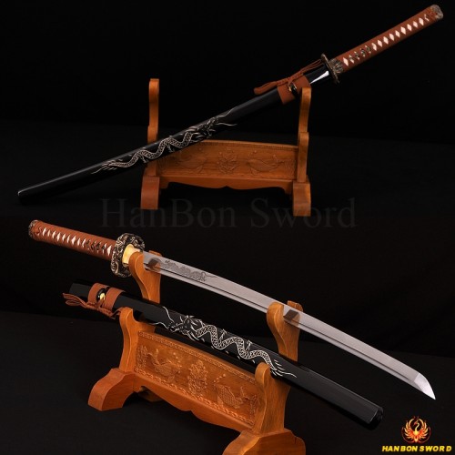 Real Japanese T10 Steel Katana Swords | Handcrafted Samurai Swords by ...