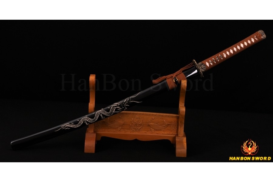 Hand Forge KATANA SWORD Dragon Katana Japanese Samurai Sword