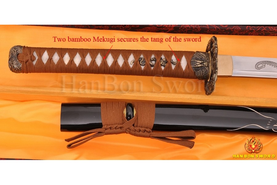Hand Forge KATANA SWORD Dragon Katana Japanese Samurai Sword