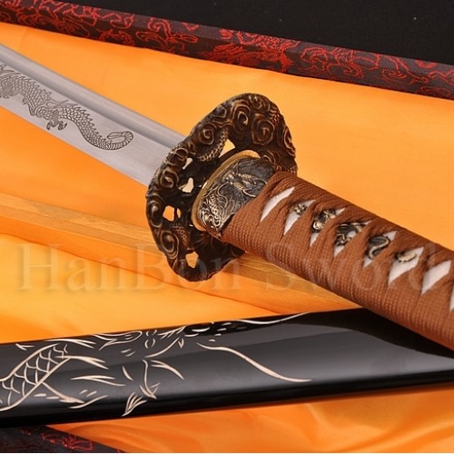 Real Japanese T10 Steel Katana Swords | Handcrafted Samurai Swords by ...