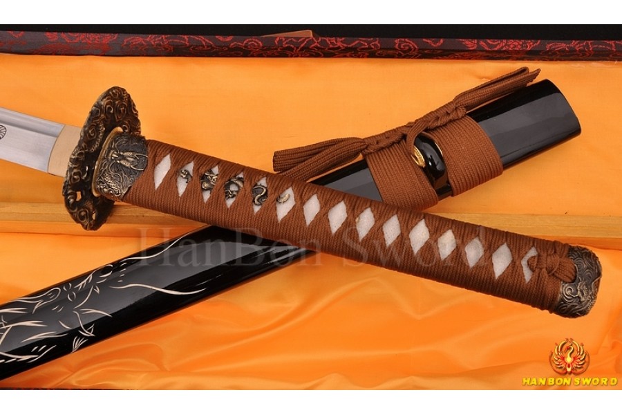 Hand Forge KATANA SWORD Dragon Katana Japanese Samurai Sword