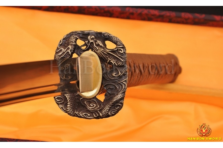 Hand Forge KATANA SWORD Dragon Katana Japanese Samurai Sword