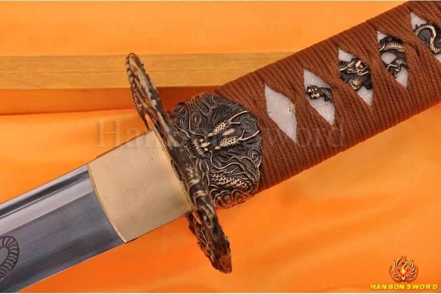 Hand Forge KATANA SWORD Dragon Katana Japanese Samurai Sword