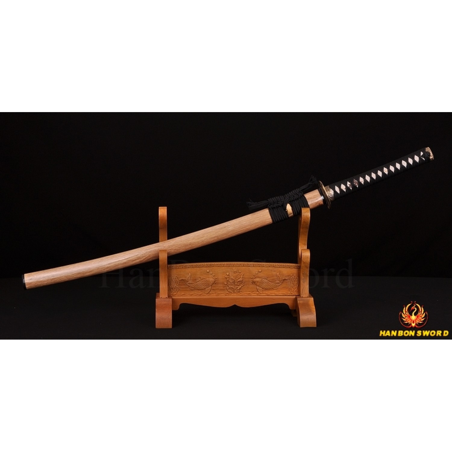 Japanese Samurai Katana Sword Hand Forged Damascus steel full tang blade