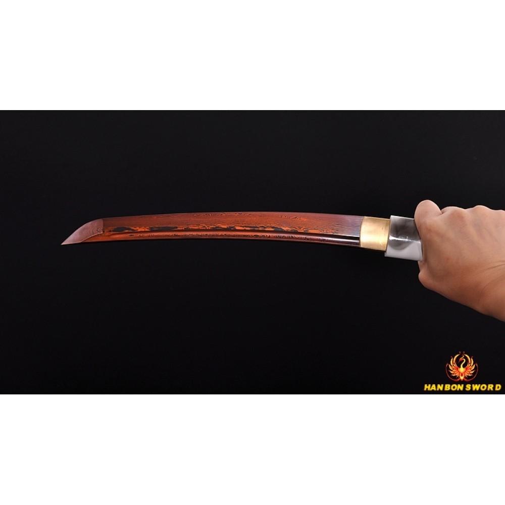 Japanese Tanto Knife | Hand-Forged Damascus Steel Blade - HanBon Forge