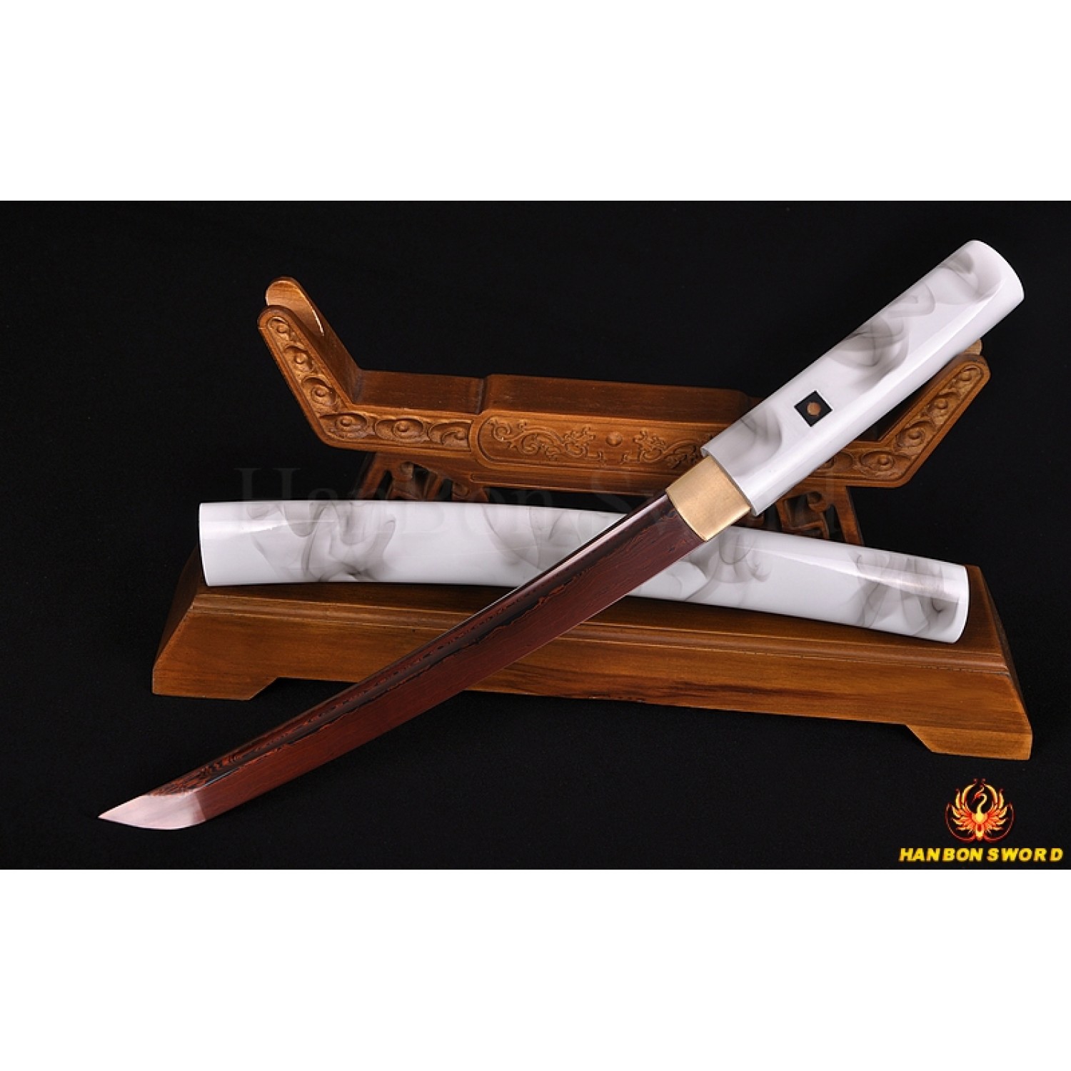 Japanese Tanto Knife | Hand-Forged Damascus Steel Blade - HanBon Forge