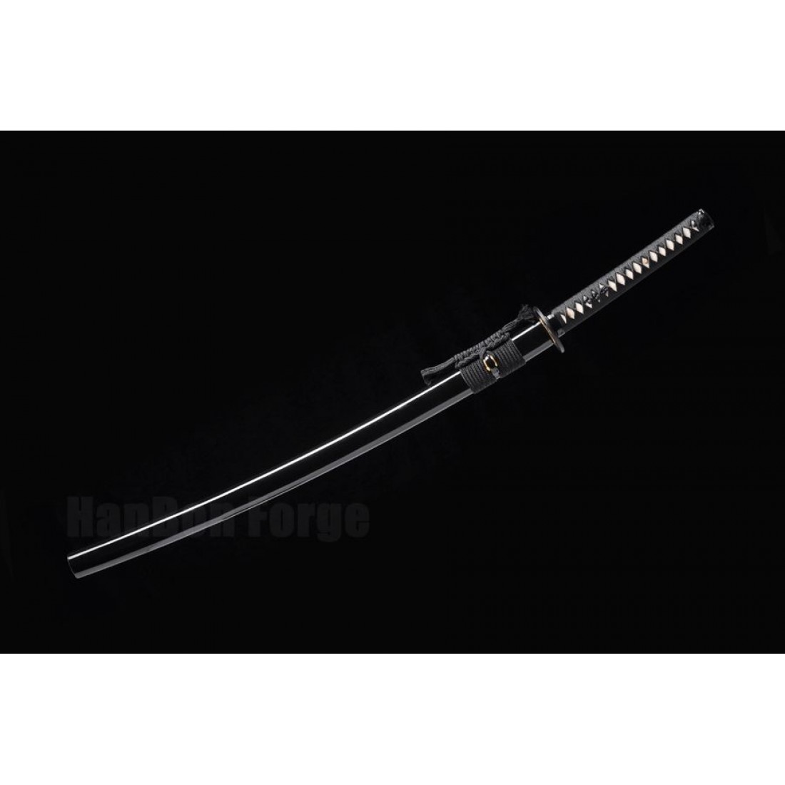 KATANA Japanese Samurai Sword T10 Steel Clay Tempered HIRA-ZUKURI Blade ...