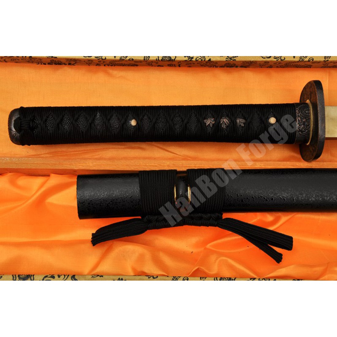 Japanese Katana Sword Handmade 1095 High Carbon Steel Unokubi Zukuri ...