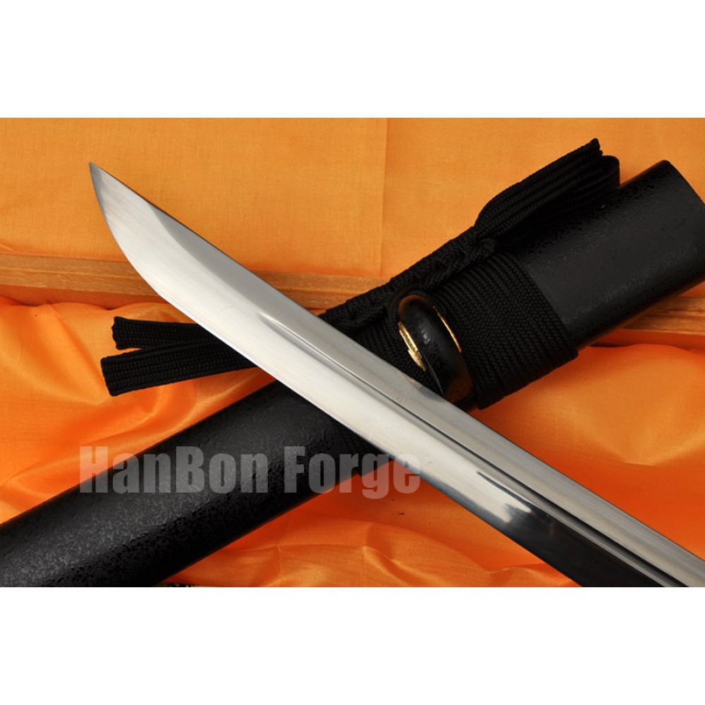 Japanese Katana Sword Handmade 1095 High Carbon Steel Unokubi Zukuri ...