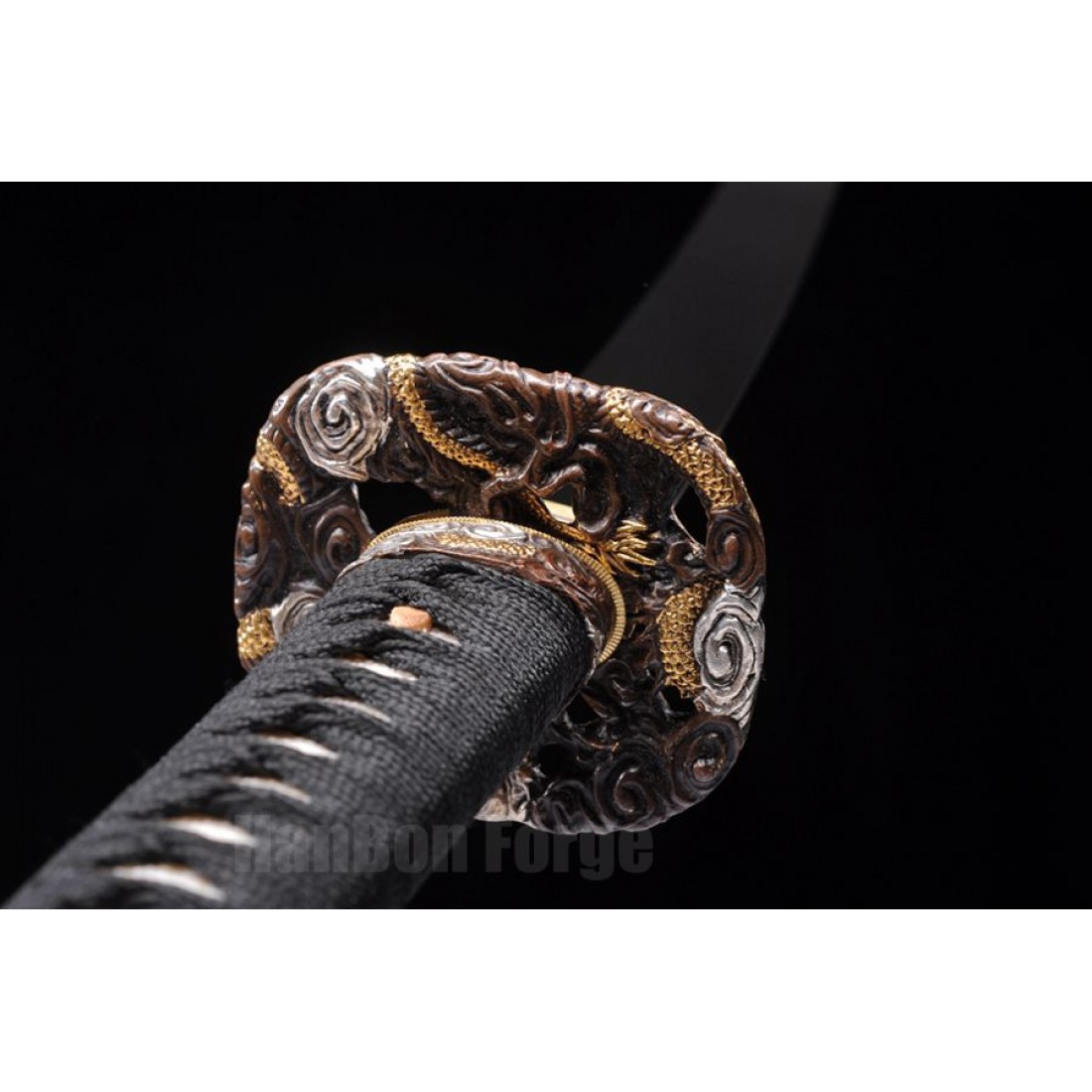 Japanese KATANA Samurai Sword T10 Steel Clay Temper HIRA-ZUKURI Blade ...