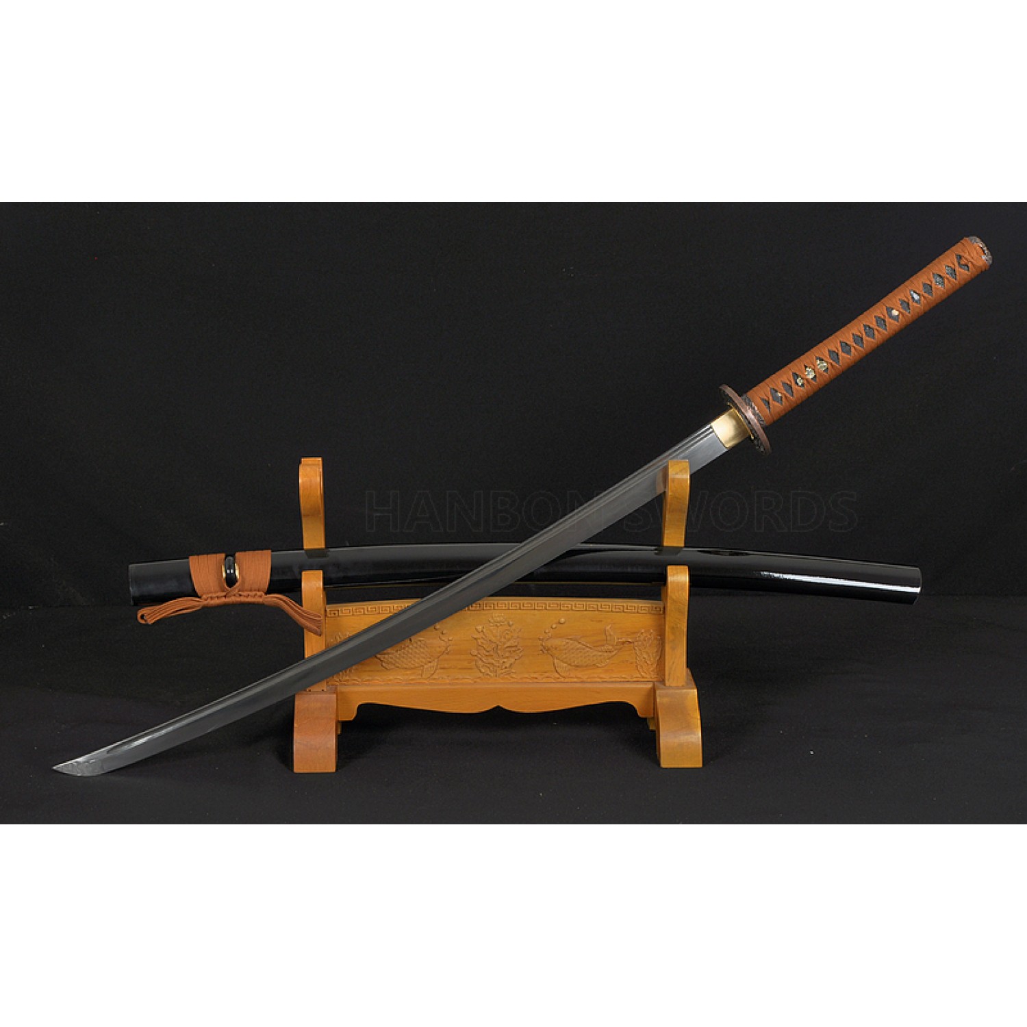 Hand Forged Japanese Katana Sword Damascus steel full tang blade