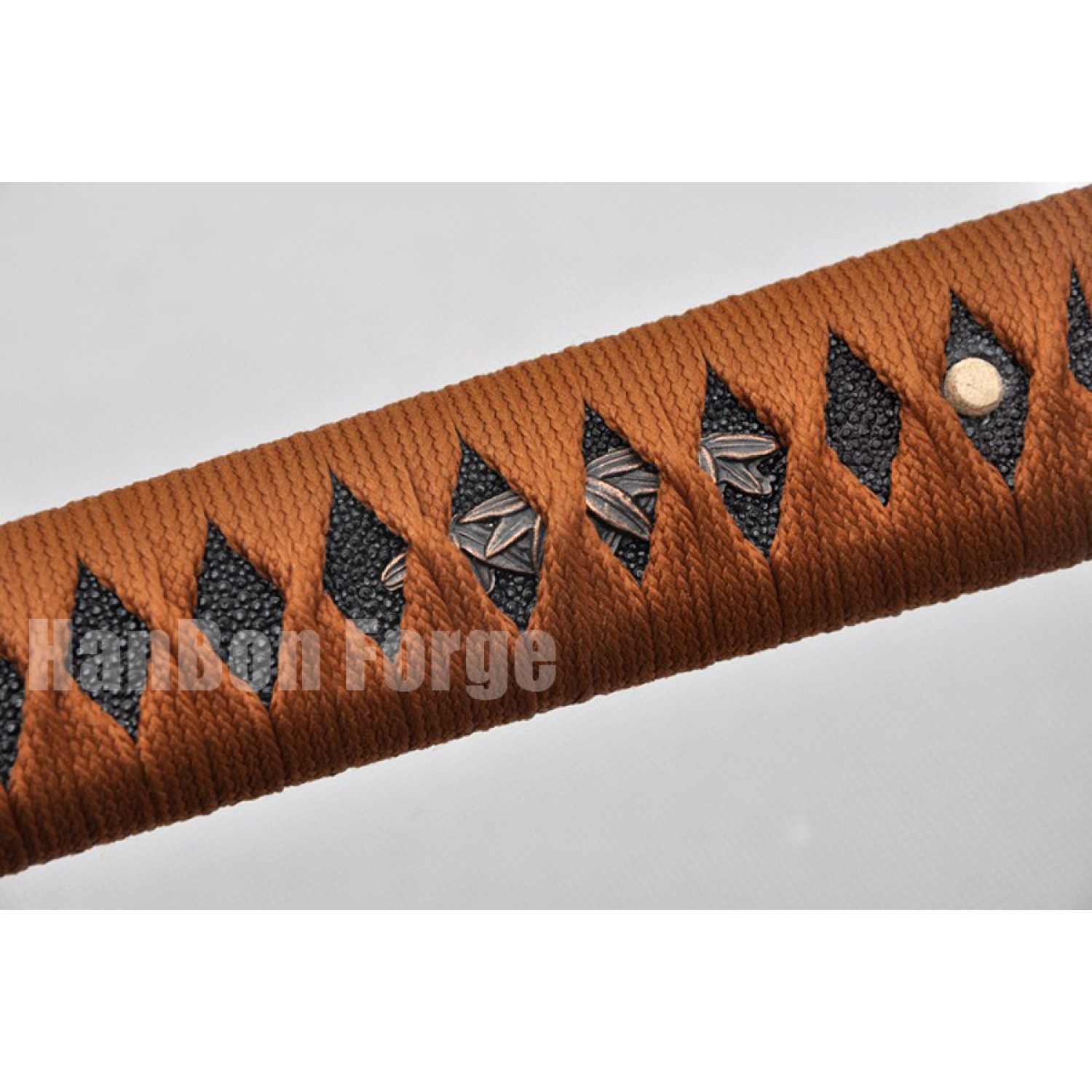 Japanese Katana Sword Handmade Full Tang 1060 Carbon Steel Black Blade ...