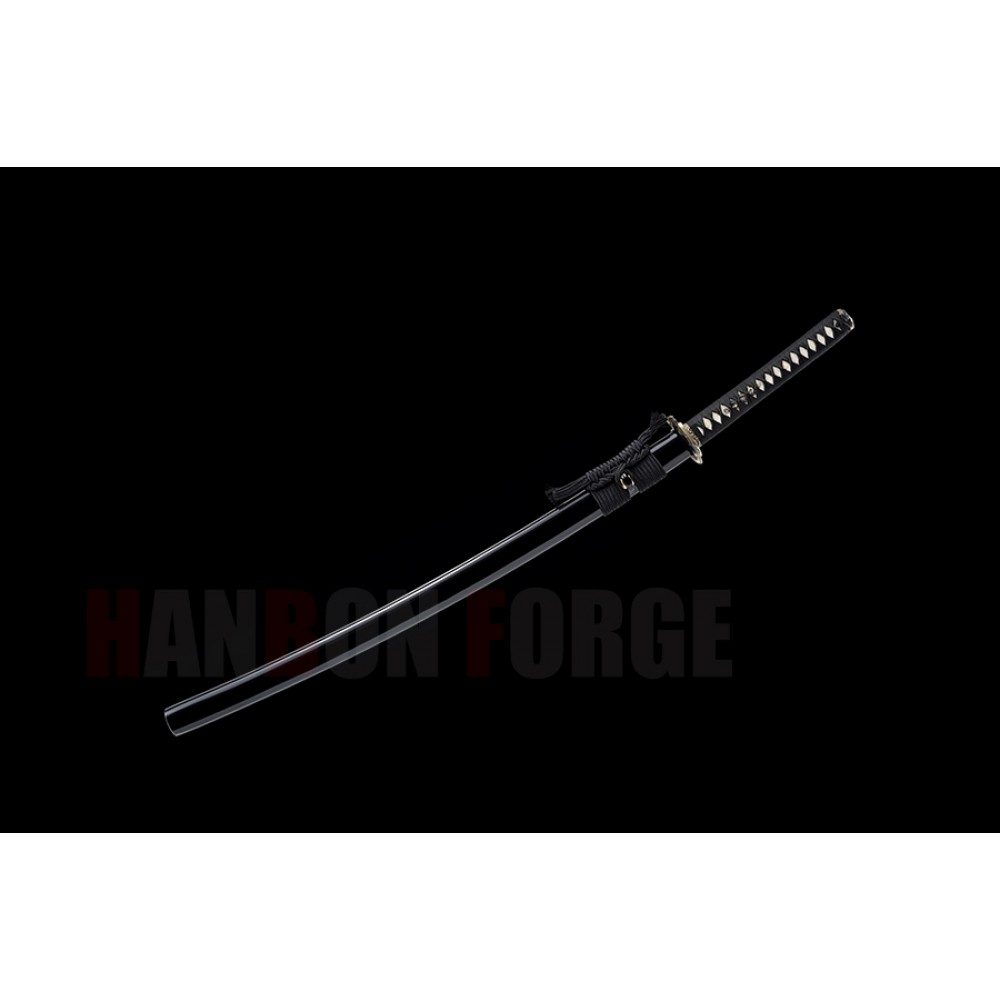 Serrated Blade Japanese Samurai Sword Handmade T10 Steel Blade