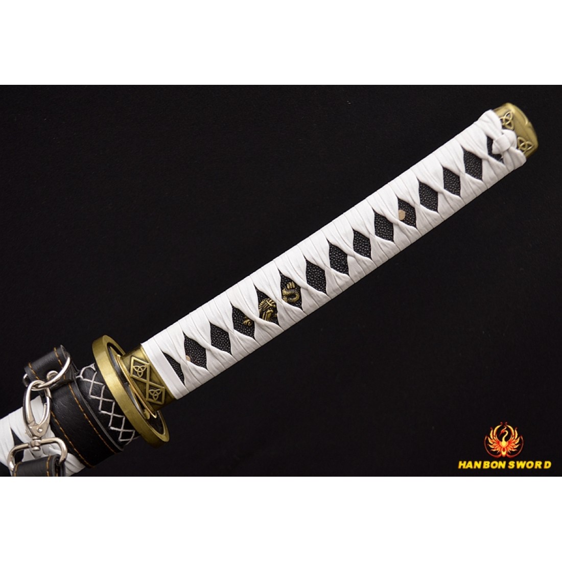 The Walking Dead Sword-Michonne's Katana Zombie Killer DAMASCUS Steel ...