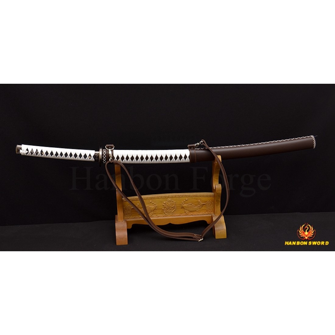 The Walking Dead Sword-Michonne's Katana Zombie Killer DAMASCUS Steel ...