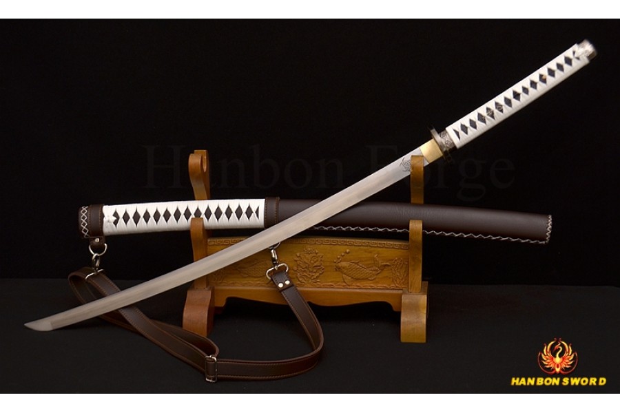 The Walking Dead Sword-Michonne's Katana Zombie Killer DAMASCUS Steel ...