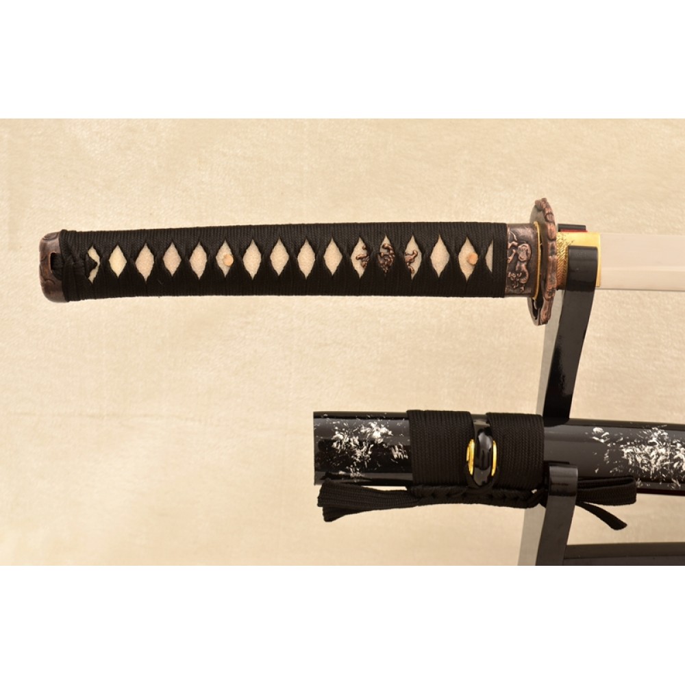 9260 spring steel katana sword Japanese samurai handmade blade full ...