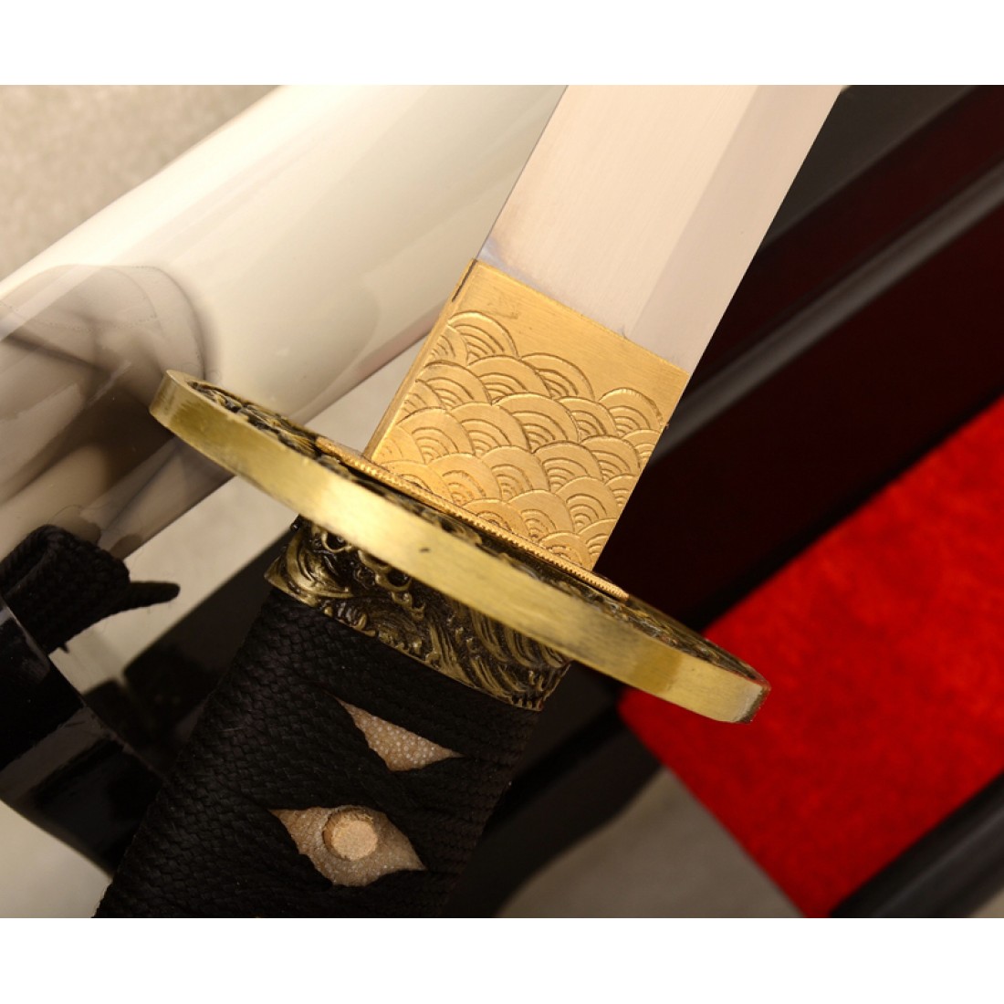 9260 Spring Steel Katana Japanese Samurai Sword No-Hi Full Tang Blade ...