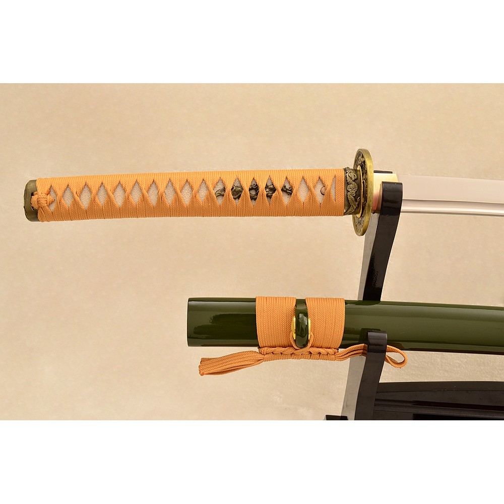 1095 High Carbon Steel Japanese Katan Sword Samurai Full Tang Blade ...