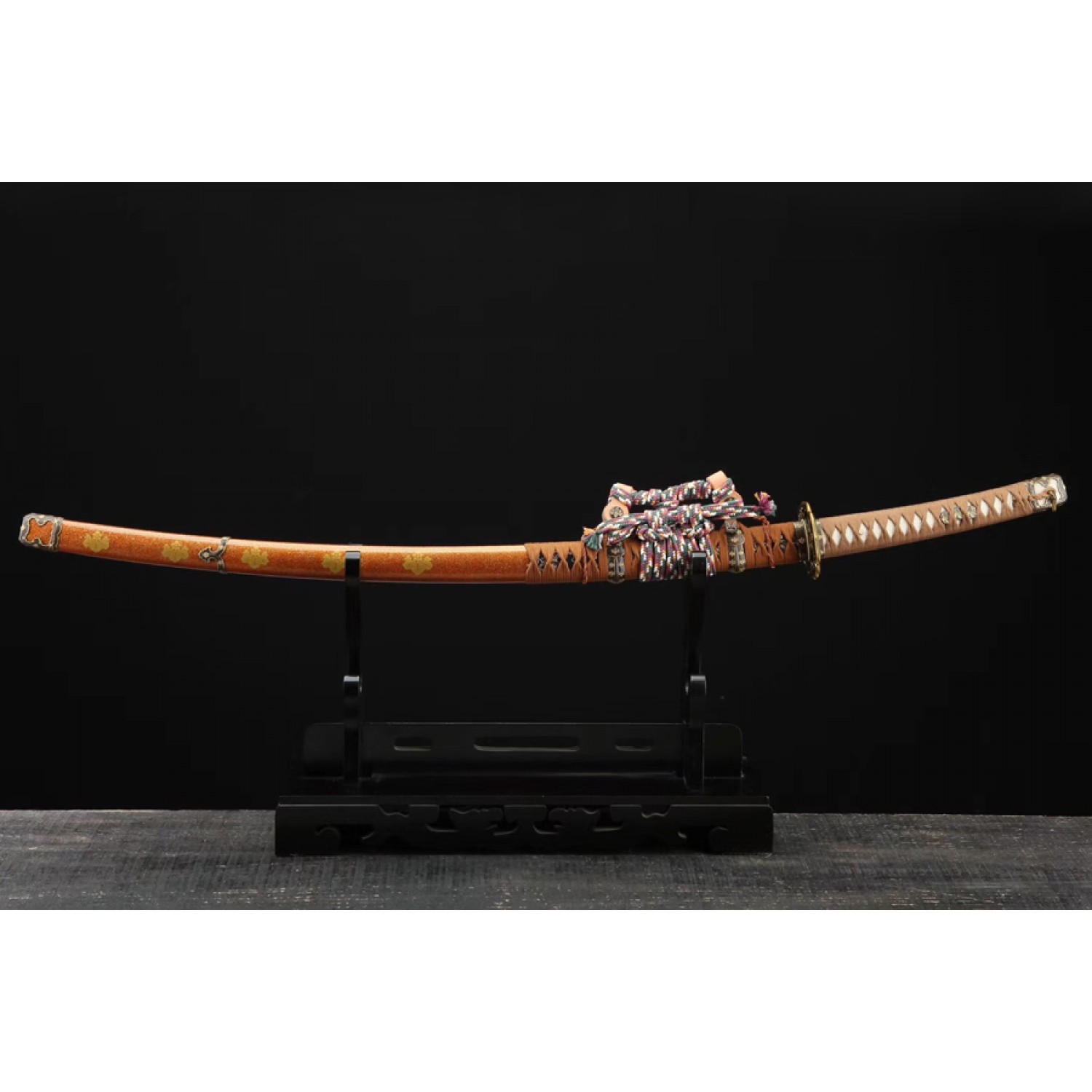Handmade Tachi Sword – Folded Steel Hazuya Polish Japanese Samurai ...