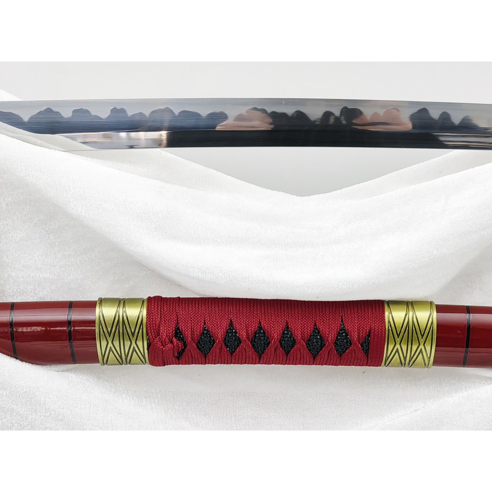 Full Hand Forged Manga Sword One Piece Sandai Kitetsu-Zorro 1095 Steel ...