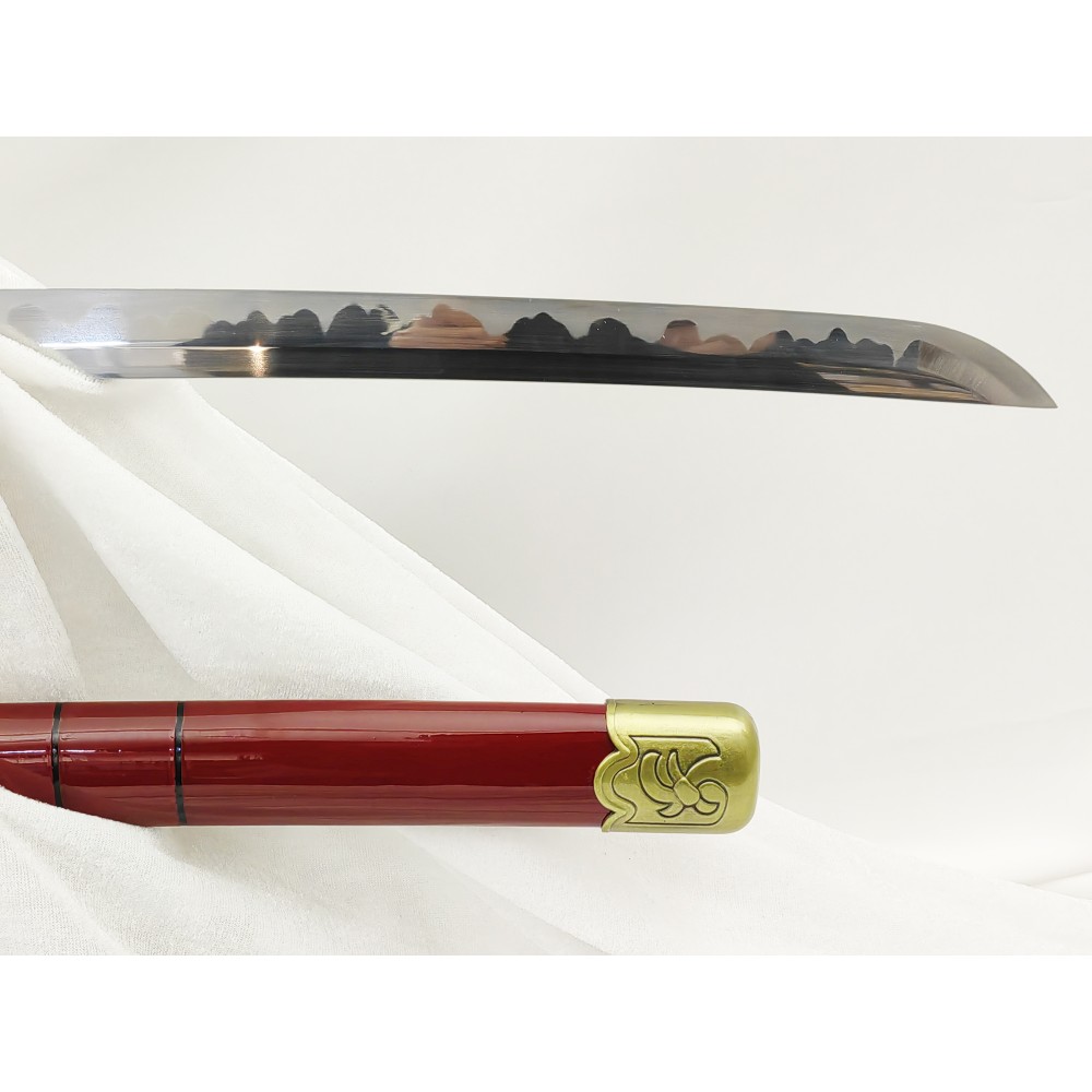Full Hand Forged Manga Sword One Piece Sandai Kitetsu-Zorro 1095 Steel ...