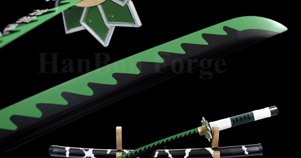 Sanemi Shinazugawa Sword – Demon Slayer Katana | Handmade T10 Nichirin ...
