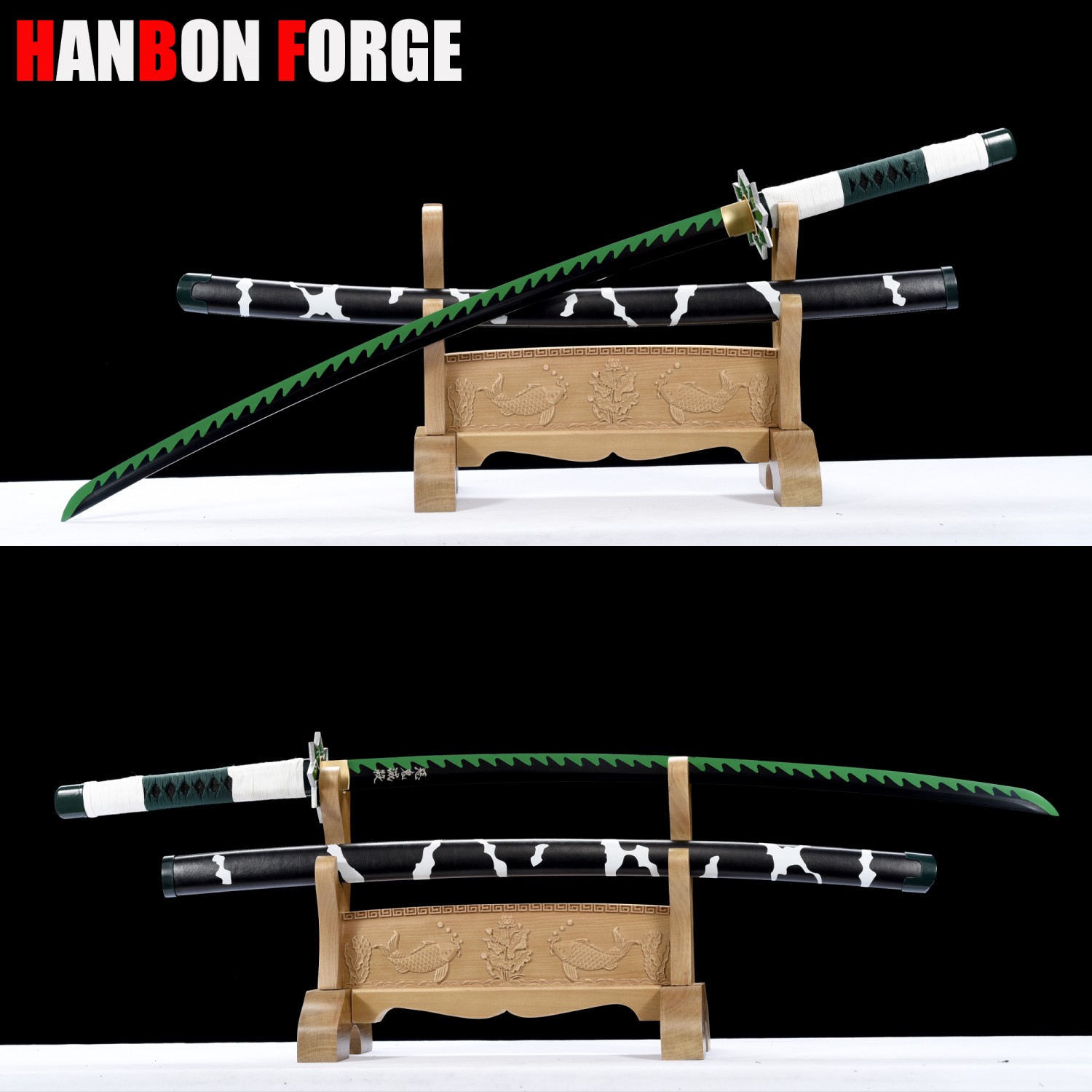 Sanemi Shinazugawa Sword – Demon Slayer Katana | Handmade T10 Nichirin ...