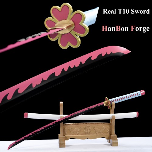 Hand Forged Muichiro Tokito Sword from Demon Slayer - Hanbon Forge
