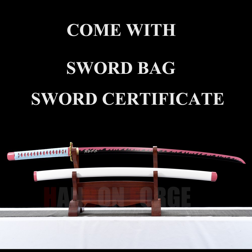 Hand Made Mitsuri Kanroji's Sword, Demon Slayer Katana Sword, Kimetsu ...