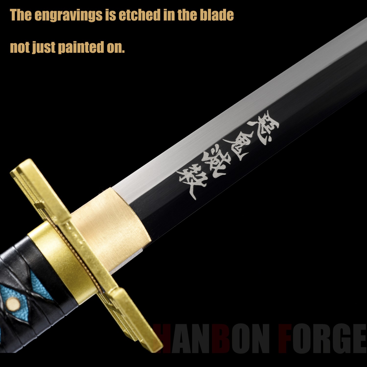 Hand Forged Muichiro Tokito Sword from Demon Slayer - Hanbon Forge