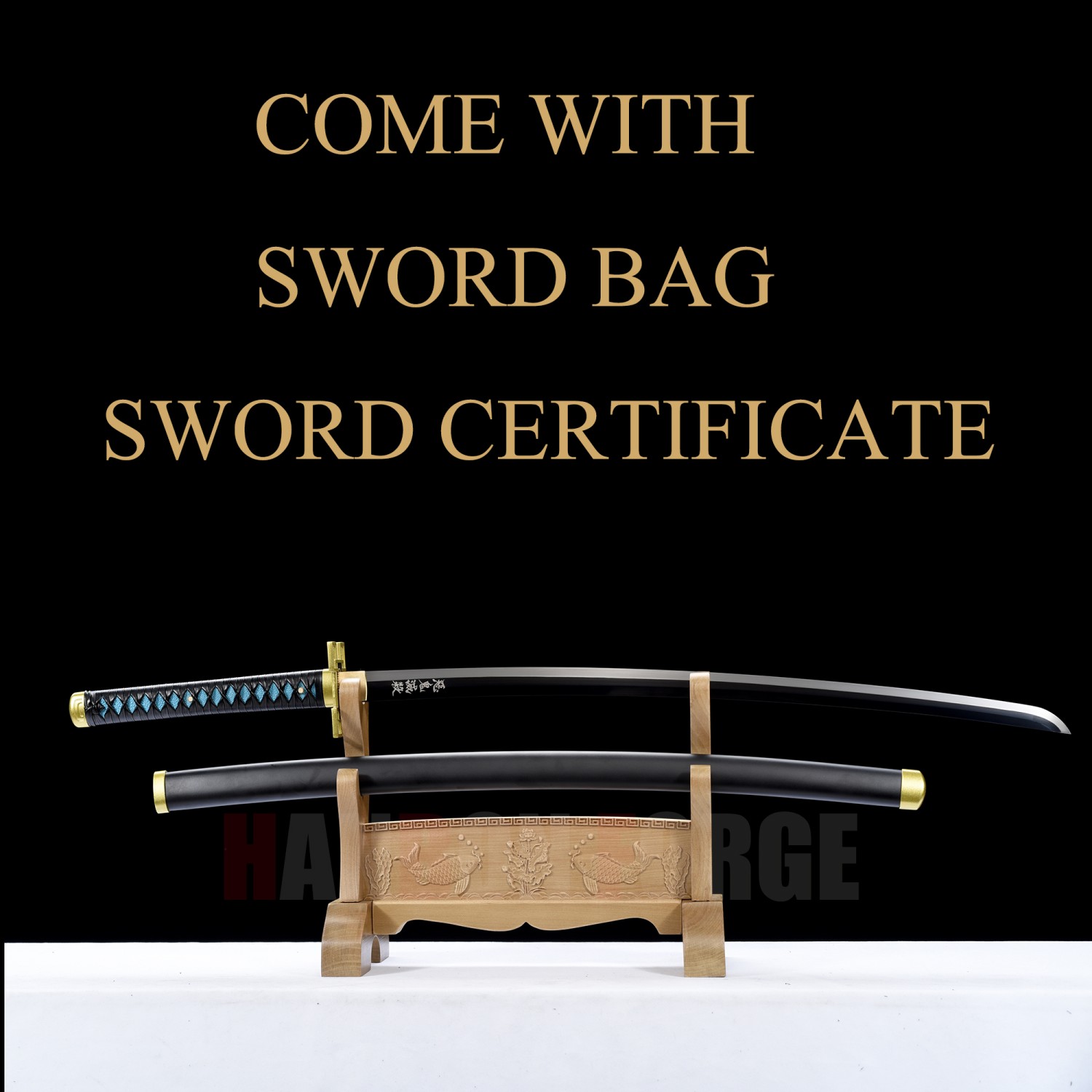 Hand Forged Muichiro Tokito Sword from Demon Slayer - Hanbon Forge