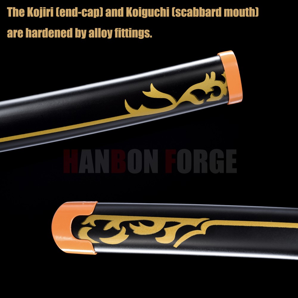 Handmade Shinobu Kocho Demon Slayer Sword - T10 Steel Katana Sword