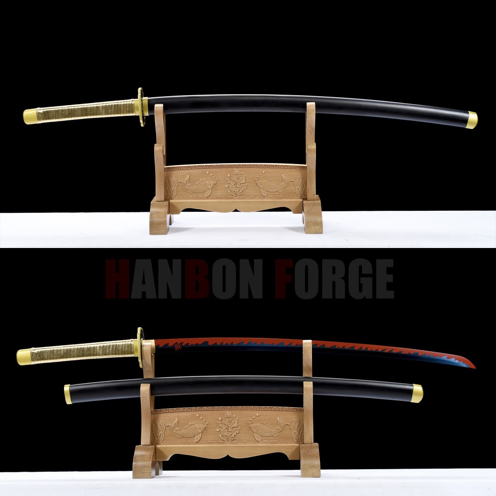 Handmade Yoriichi's Sword from Demon Slayer | Hand Forged T10 Steel ...
