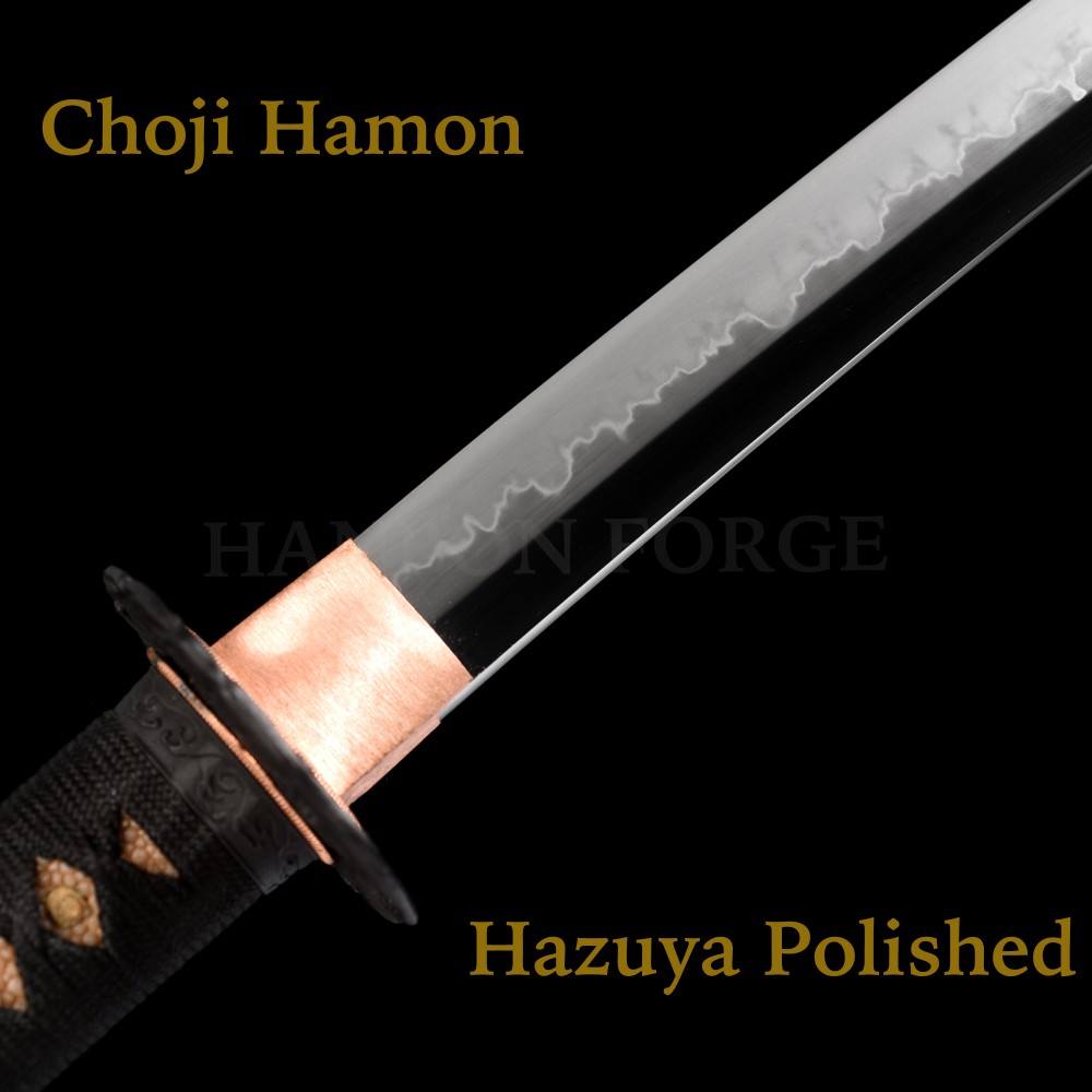 Handmade Japanese Sword Set (Katana, Wakizashi and Tanto) with Choji ...