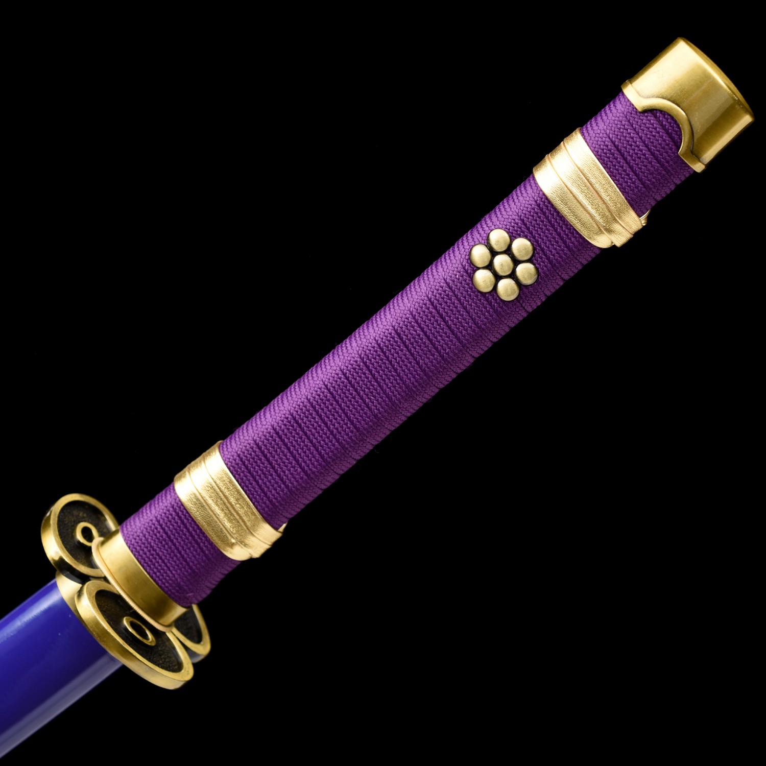 One Piece Zoro Sword – Purple Black Katana Replica | Real T10 Steel ...