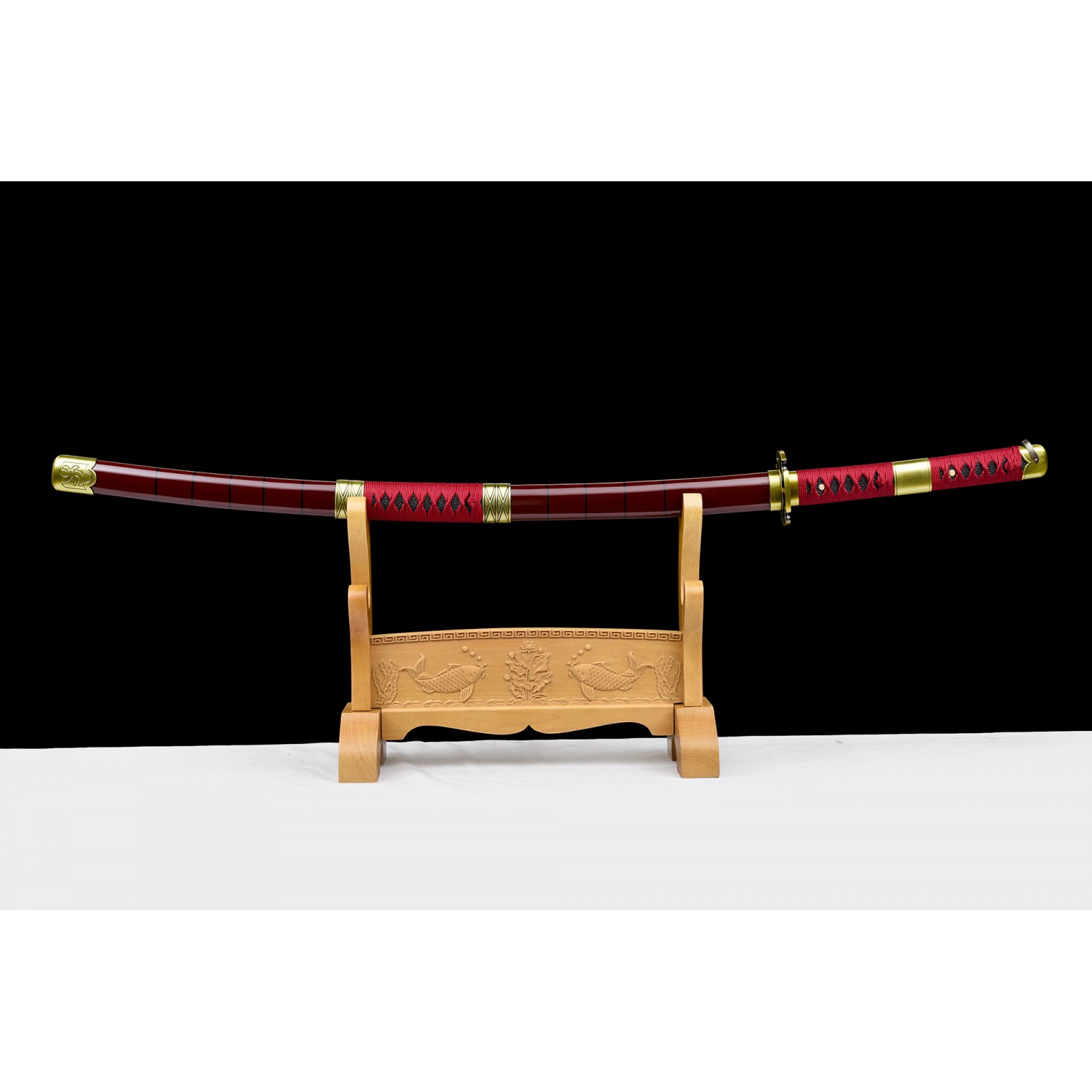 Hand Forged One Piece Sandai Kitetsu Replica Sword - Authentic Roronoa ...