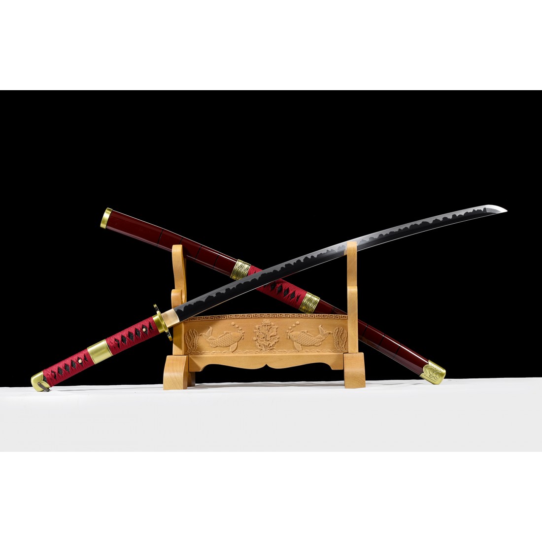 Hand Forged One Piece Sandai Kitetsu Replica Sword - Authentic Roronoa ...