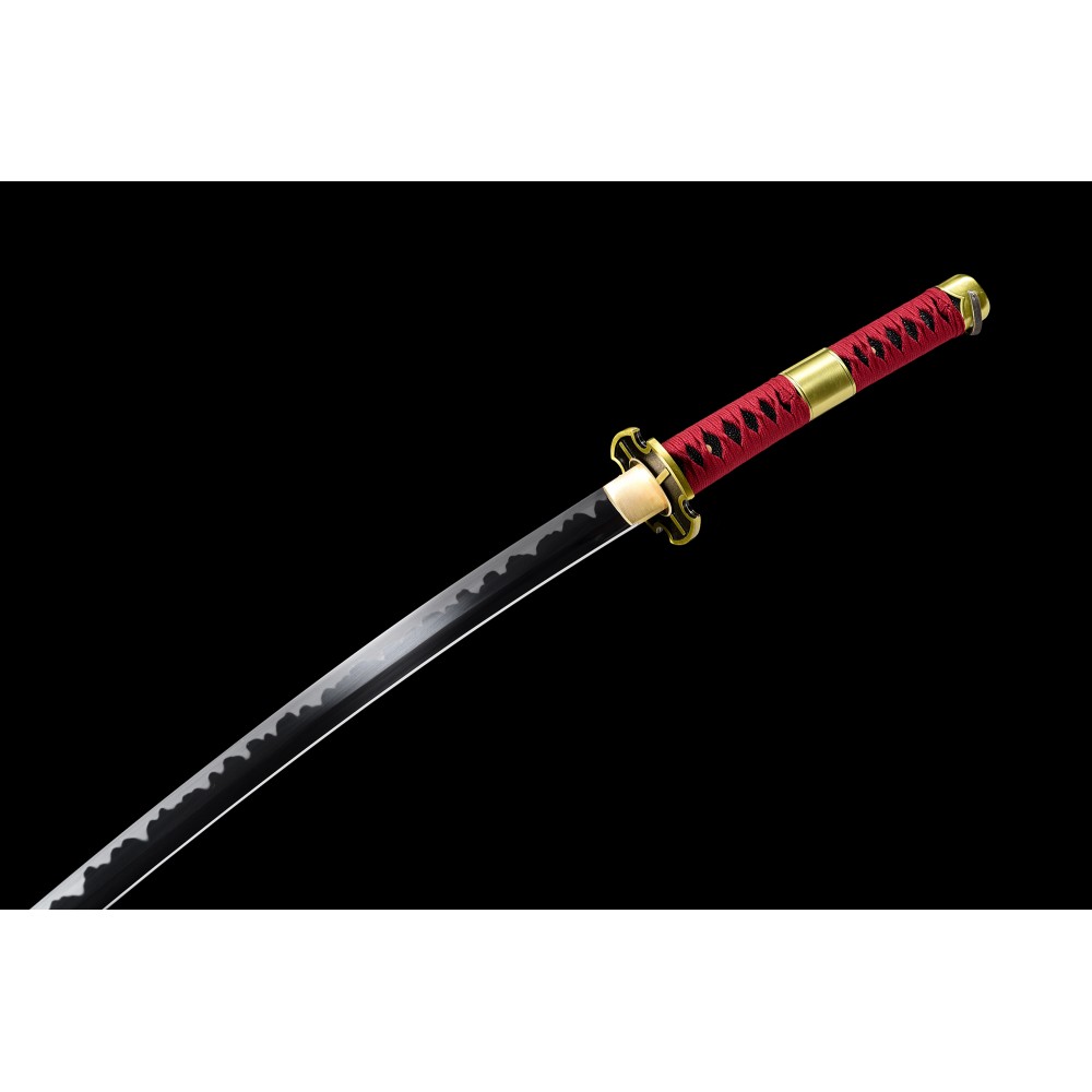 Hand Forged One Piece Sandai Kitetsu Replica Sword - Authentic Roronoa ...
